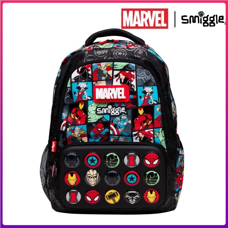 New Smiggle Marvel Classic Backpack | Shopee Philippines