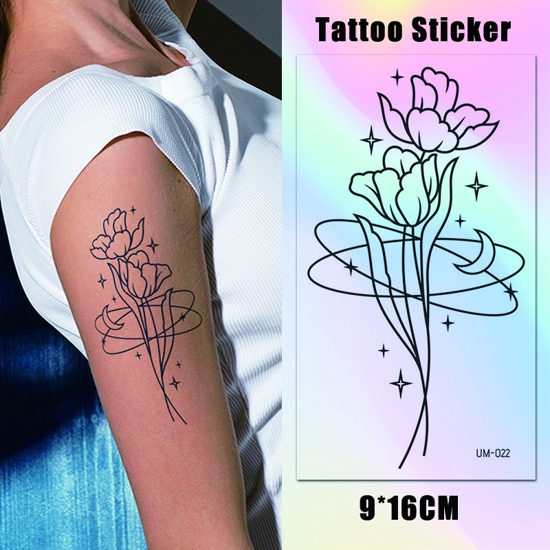 Magic Tattoo Sticker Waterproof Long Lasting Minimalist Tattoo Fake ...