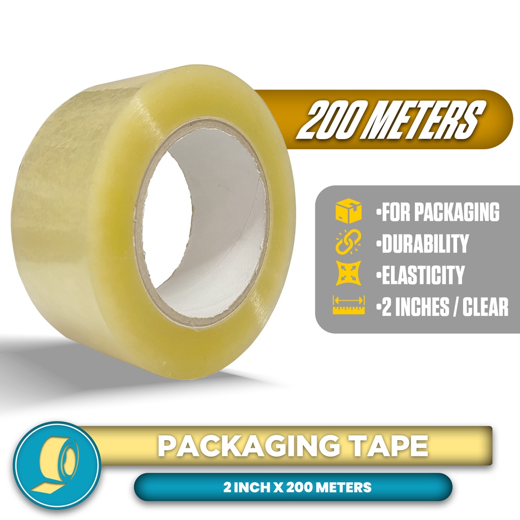 Packaging Tape 2 inches x (100meter/200meter) | Shopee Philippines Packaging Tape 2 inches x (100meter/200meter) | Shopee Philippines