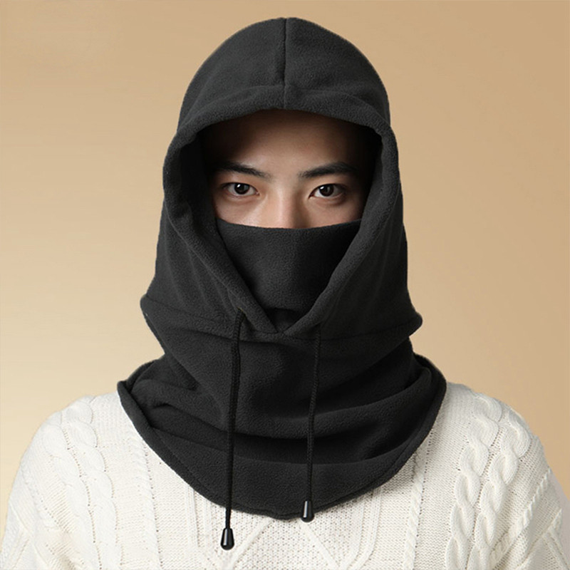 Moneyc Outdoor Fleece Hat Mountain Bike Riding Windproof Hood ...