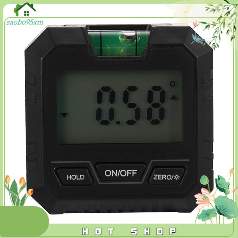 [saobo95xm]Mini Digital Protractor Inclinometer Electronic Goniometer ...