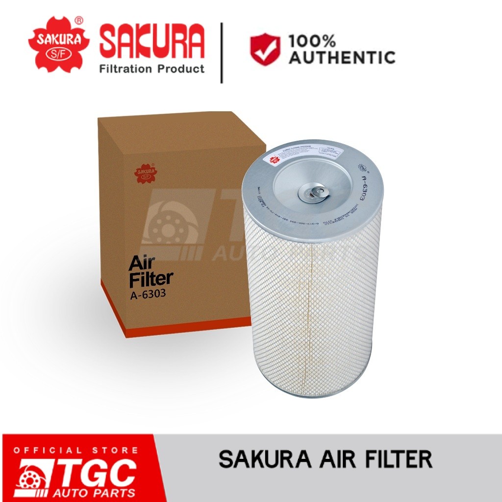 Sakura Air Filter A6303 Deutz / kassbohrer S200 Primary PA2475 ...