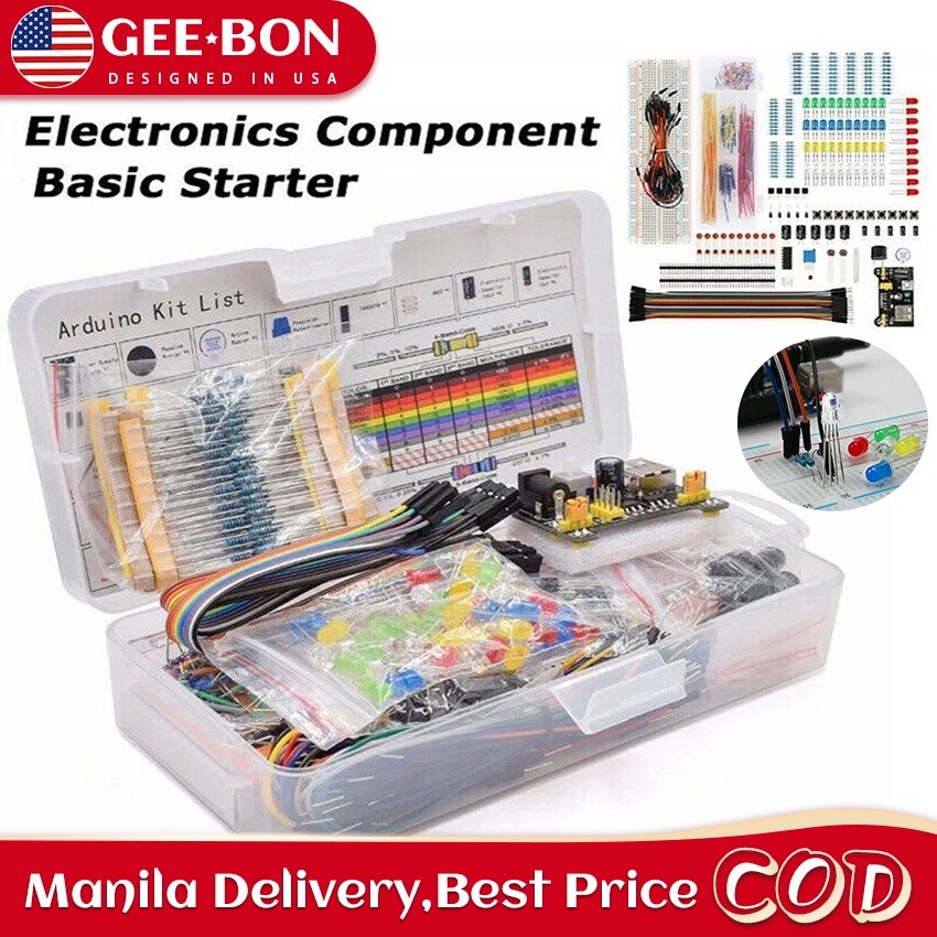 GEEBON Electronic DIY Kit With 830 Tie-points Breadboard Project ...