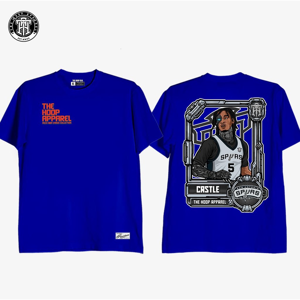 THE HOOP MECH NBA CARDS STEPHON CASTLE GRAPHIC COTTON TSHIRT FOR MEN ...