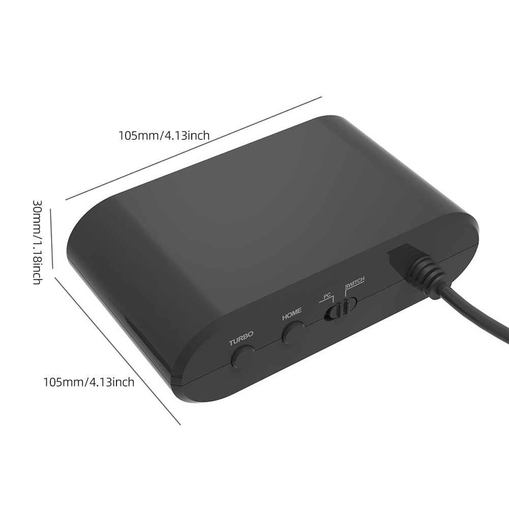 Hot N64 Controller Adapter Support Turbo Usb Convertor 2 Ports For 7666