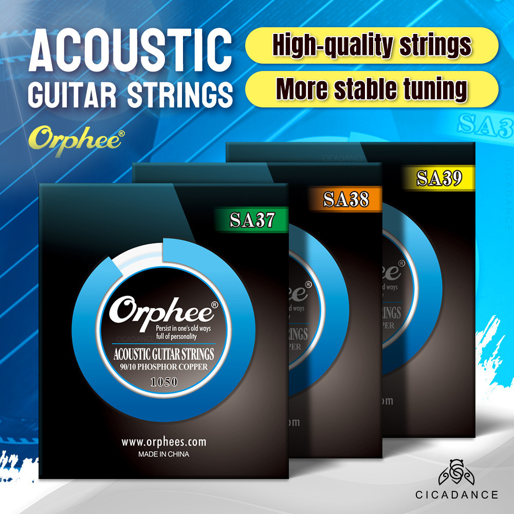 Orphee Acoustic Guitar String Phosphor Bronze Winding Anti-Rust for ...