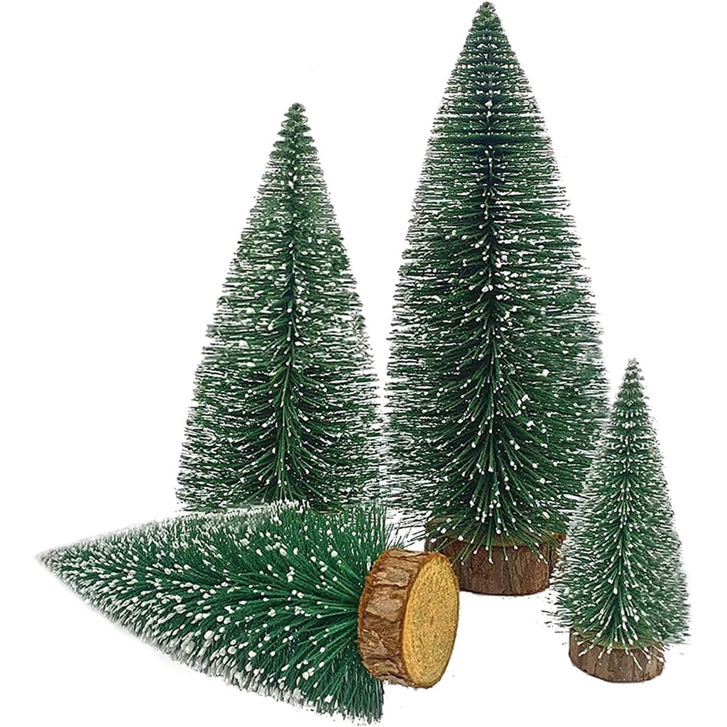 Mini Christmas Tree, A Set of 5 Sizes Artificial Small Tiny Pine Tree ...