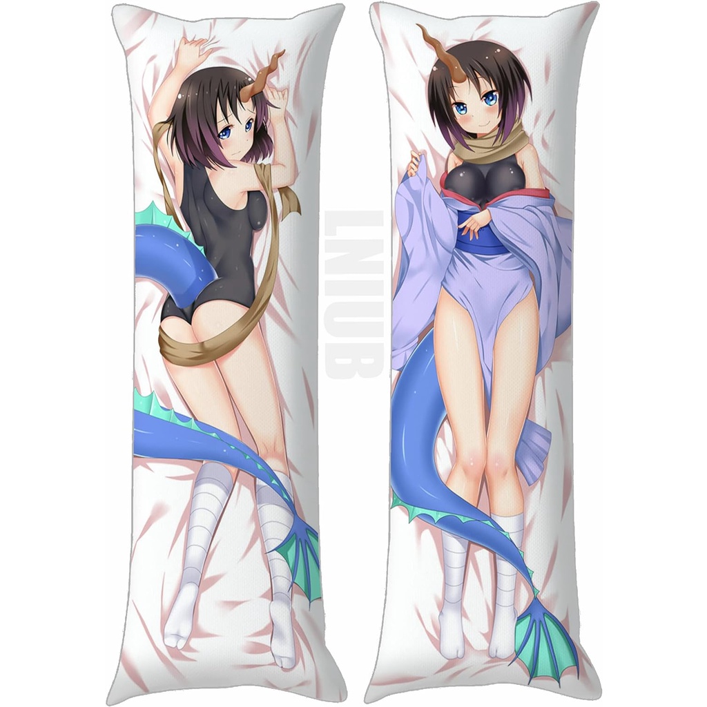 Dakimakura Anime Miss Kobayashis Dragon Maid Character Joielma Double Sided Print Life Size