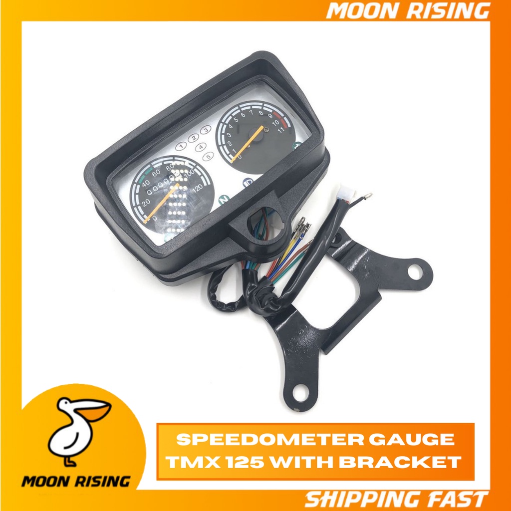 SPEEDOMETER GAUGE TMX 125 WITH BRACKET MOTORCYCLE [ MOON RISING ...