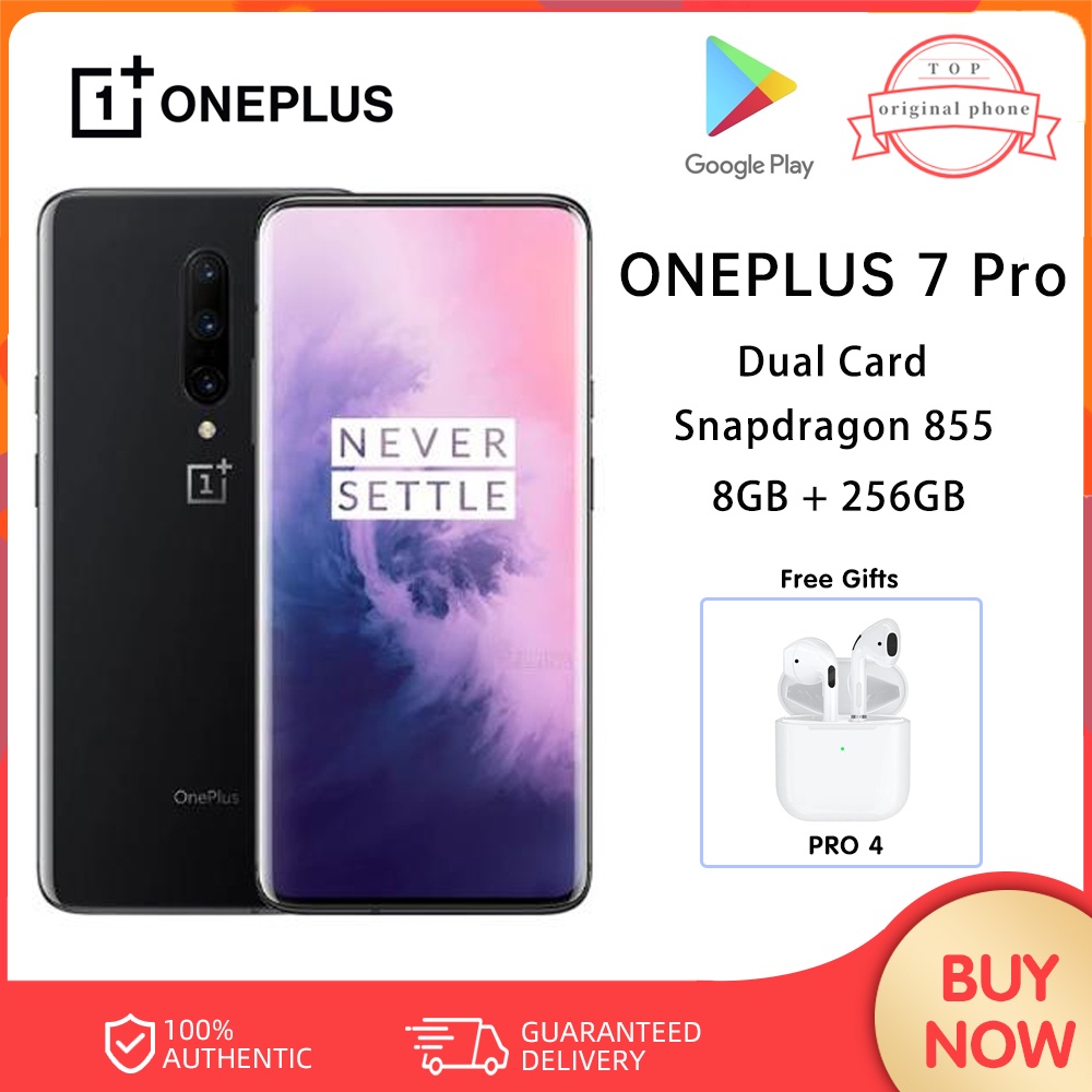 Oneplus 7 Pro 8GB/12GB RAM 256GB ROM Snapdragon 855 Octa Core Smartphone 6.67" Fluid AMOLED ...