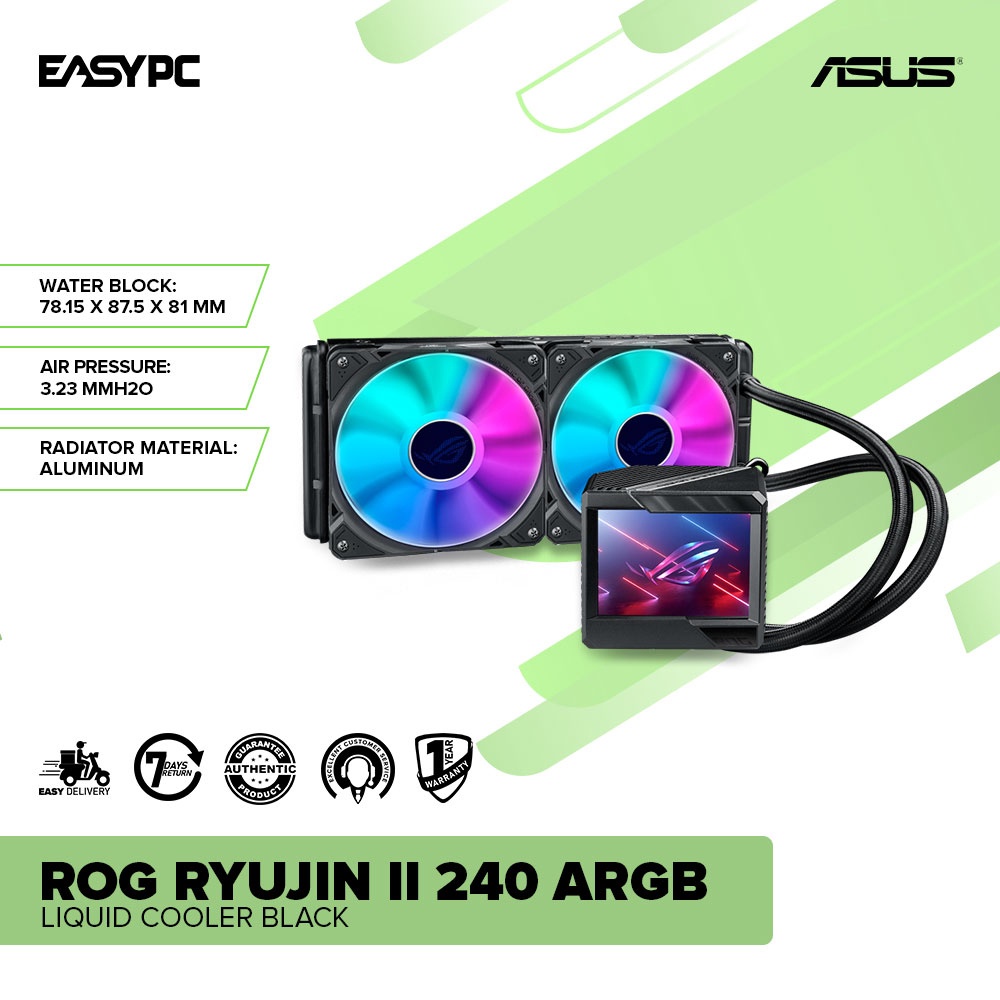 EasyPC| Asus ROG RYUJIN II 240 and RYUJIN III 360 ARGB CPU Liquid ...