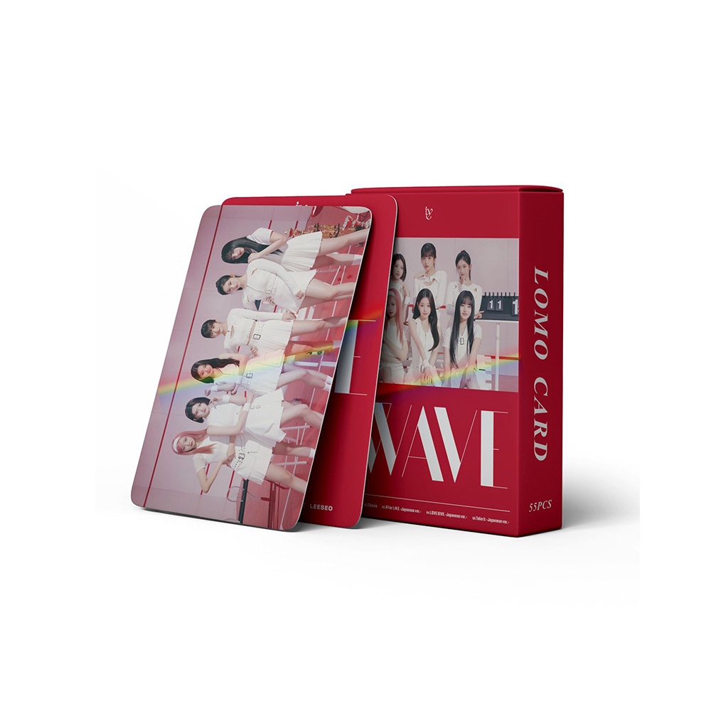 50-55pcs IVE Hologram Laser Lomo Cards THE 1ST EP MINE Either Way Album MINIVE POP UP Photocards ...