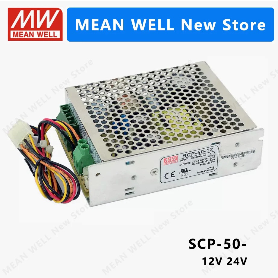 MEAN WELL SCP-50 SCP-50-12 SCP-50-24 MEANWELL SCP 50 50W | Shopee ...