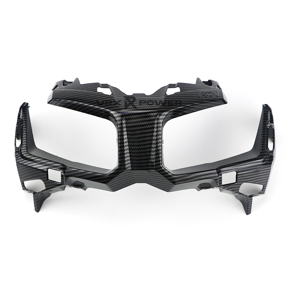 ADV Motorcycle Front Headlight Mask Headlamp Cover Carbon Fiber Pattern ...