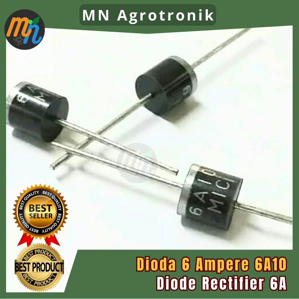 Diode 6 Ampere 6A10 Rectifier Diode 6A (Regular Quality) | Shopee ...