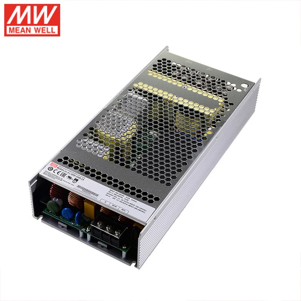 MEAN WELL UHP-2500-24 2500W 24V Conduction Cooling Switching Power Supply 110V/220VAC to 24VDC ...