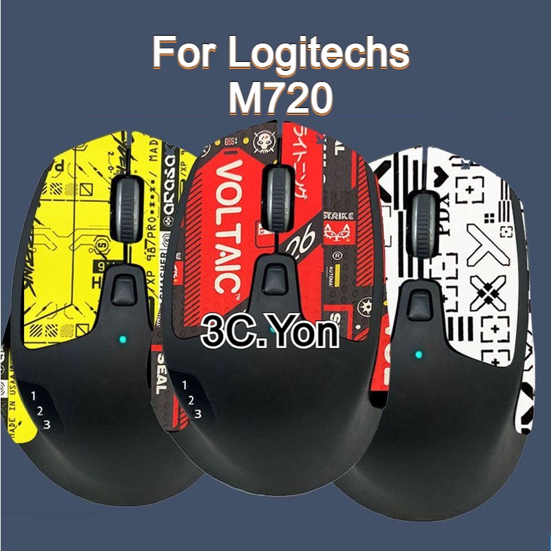 Mouse Skin Anti-Slip For Logitechs M720 Triathlon Multi-Device Wireless ...