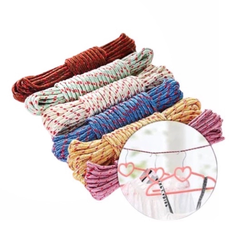 10M Meter Non-slip Clothesline Clothes Dryer Outdoor Cloth Hanging Rope ...
