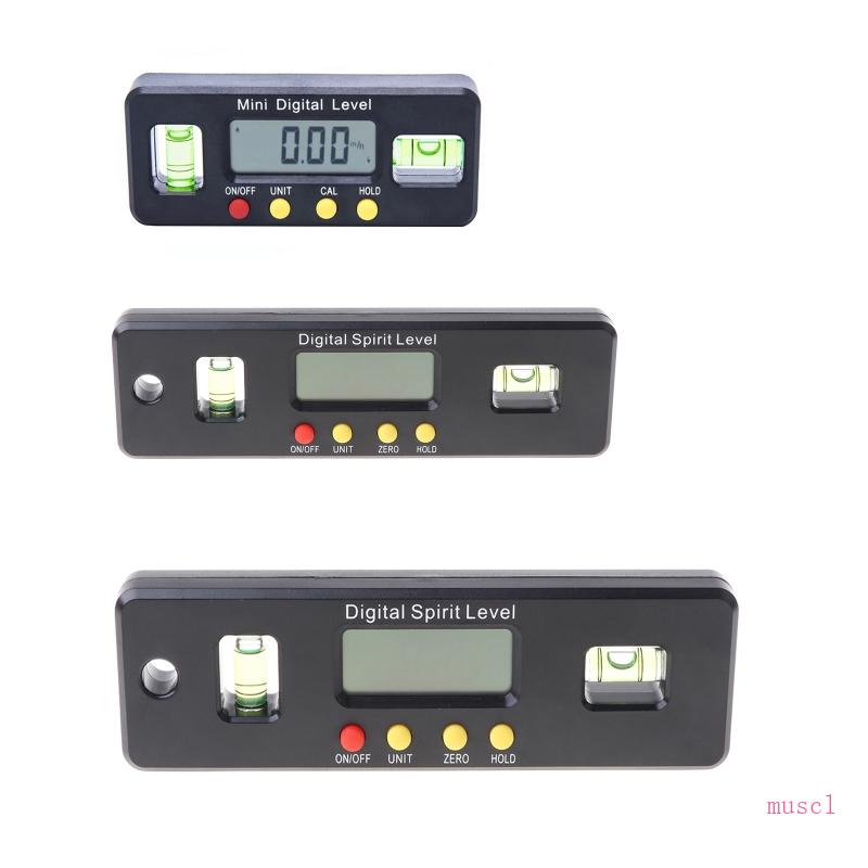 musc Magnetic Angle Finder Electronic Level Box Digital Level Horizontal Inclinometer | Shopee ...