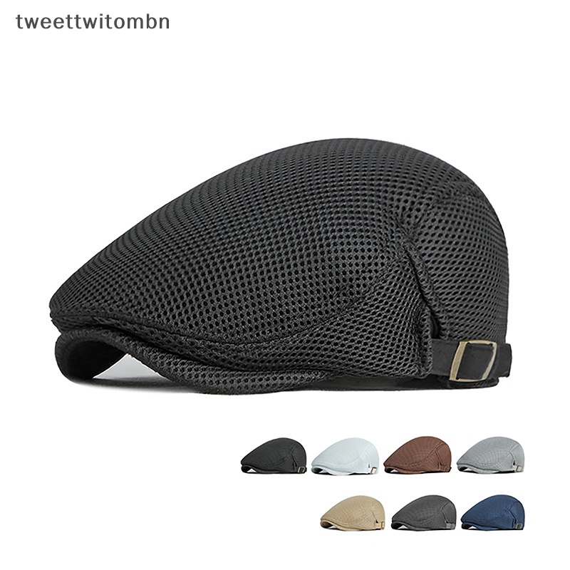 tweettwitombn 1Pc Men's Casual Hat Berets Caps For Flat Cap Breathable ...