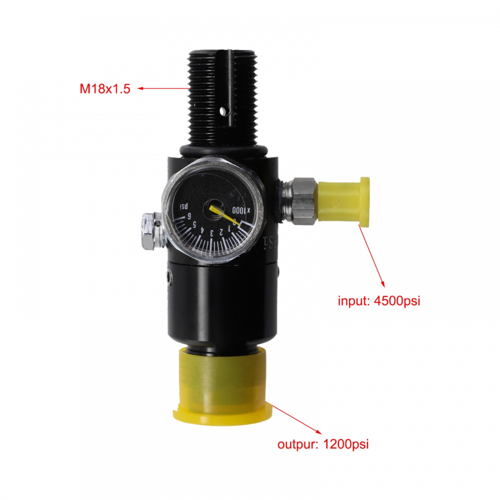 Air Tank Regulator Thread Tool 1200Psi Metal Output Pressure Regulator ...