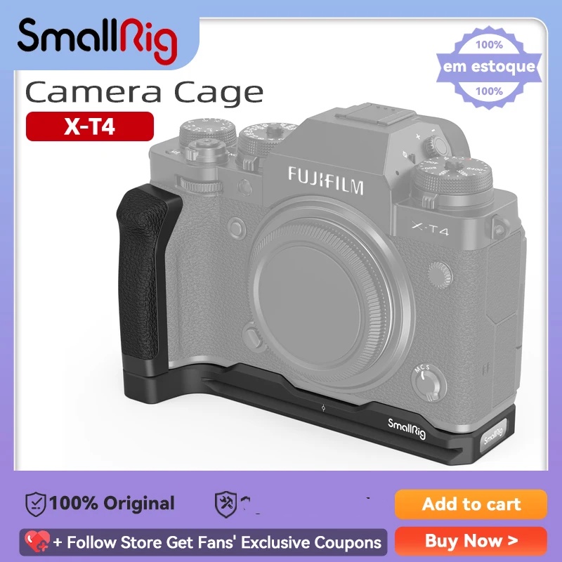 SmallRig for XT4 L-Shape Grip for FUJIFILM X-T4 Camera Feature Arca-Swiss Plate for Quick ...
