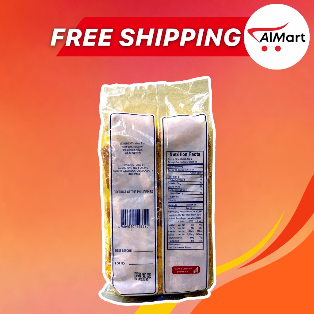 【hot sale】 CHRISTIA TOASTED BREAD (50 PIECES) (190 GRAMS) | Shopee ...