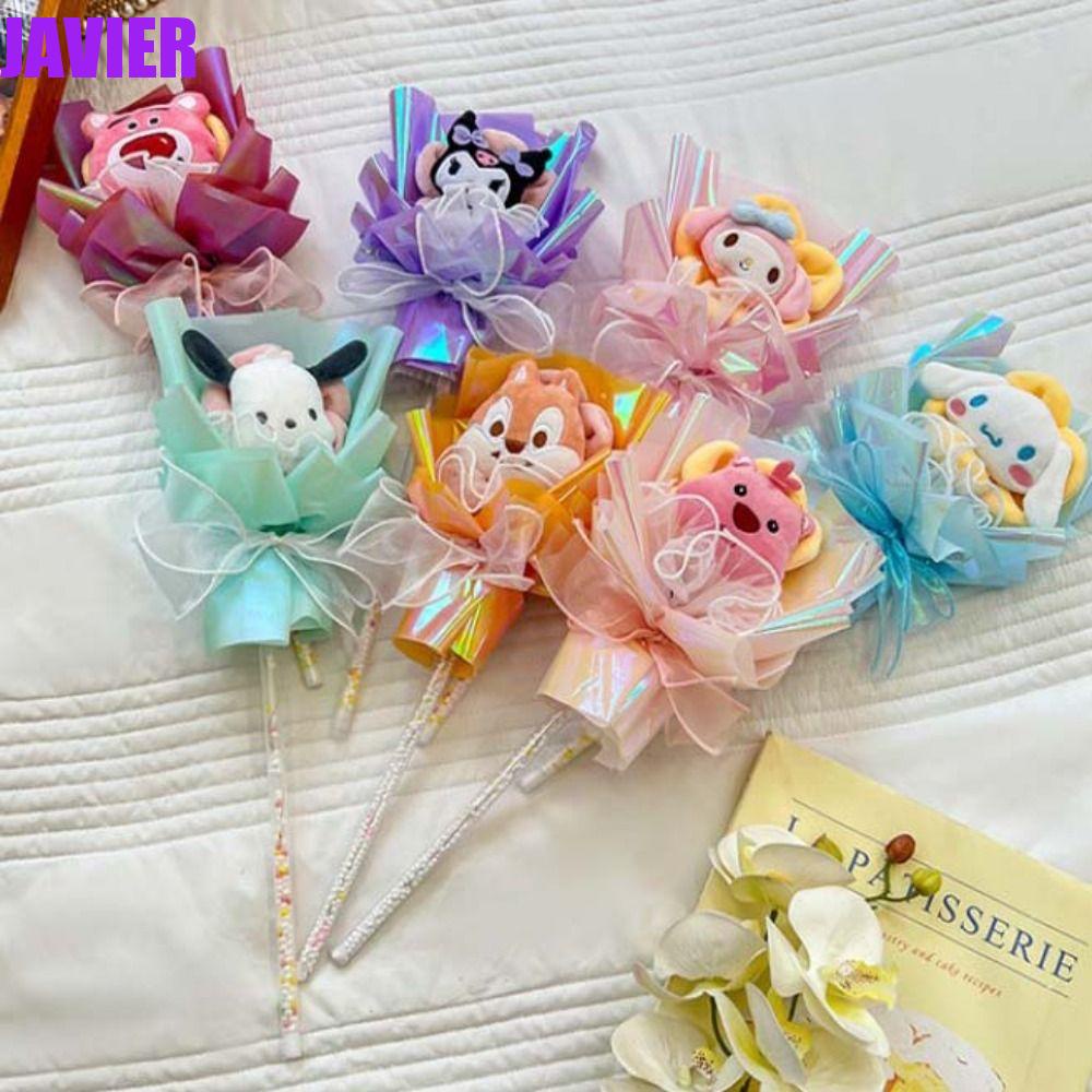JAVIER My Melody Plush Flower Bouquet, My Melody Cinnamoroll Flower ...