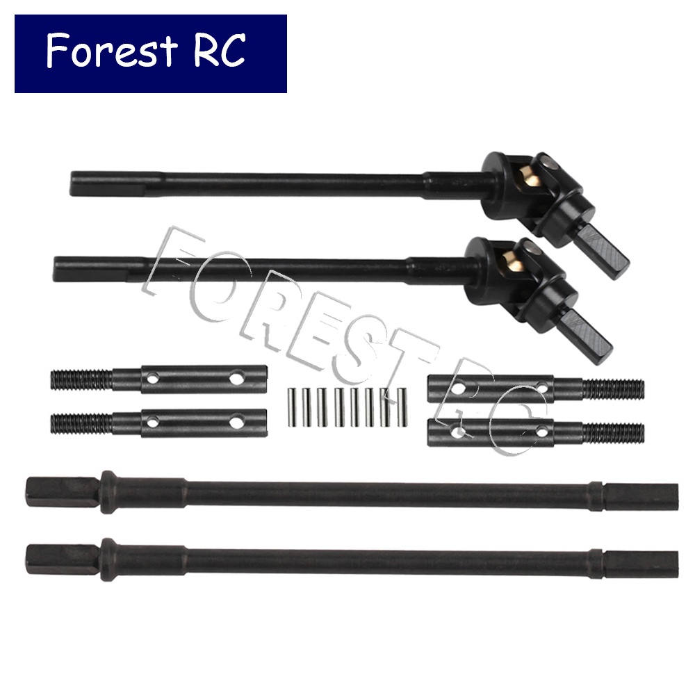 Universal Front Rear Axle CVD Drive Shaft Portal Output Shaft For 1/10 Axial SCX10 Capra 1.9 UTB ...