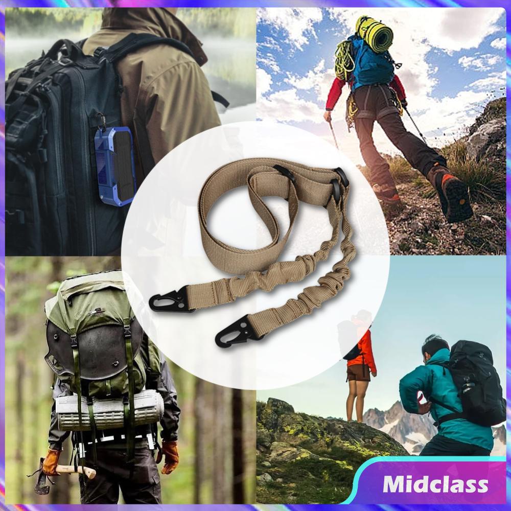 2 Point Rifle Sling Strap Adjustable Sling Shoulder Rope Elastic for ...