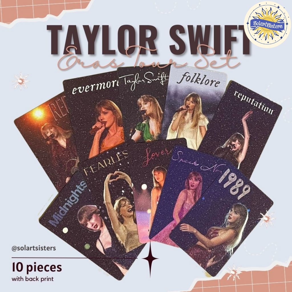 Taylor Swift ERAS Tour Set 10 pcs Swiftie Photocards Photo card ...