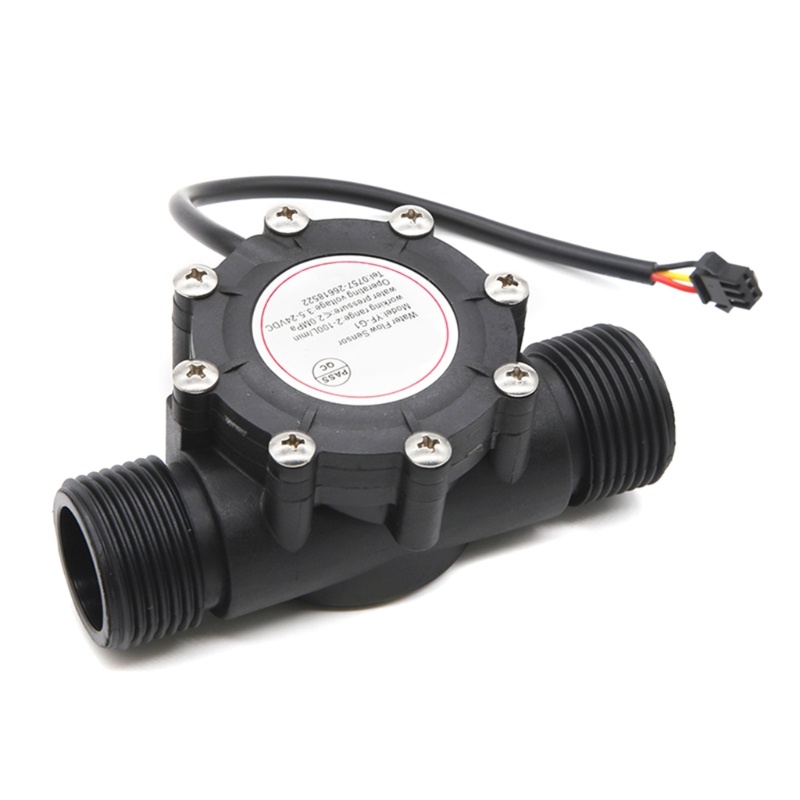 HL Fluidmeter Counter Flowmeter 2-100L Flow Sensor DN25 Liquid Water ...