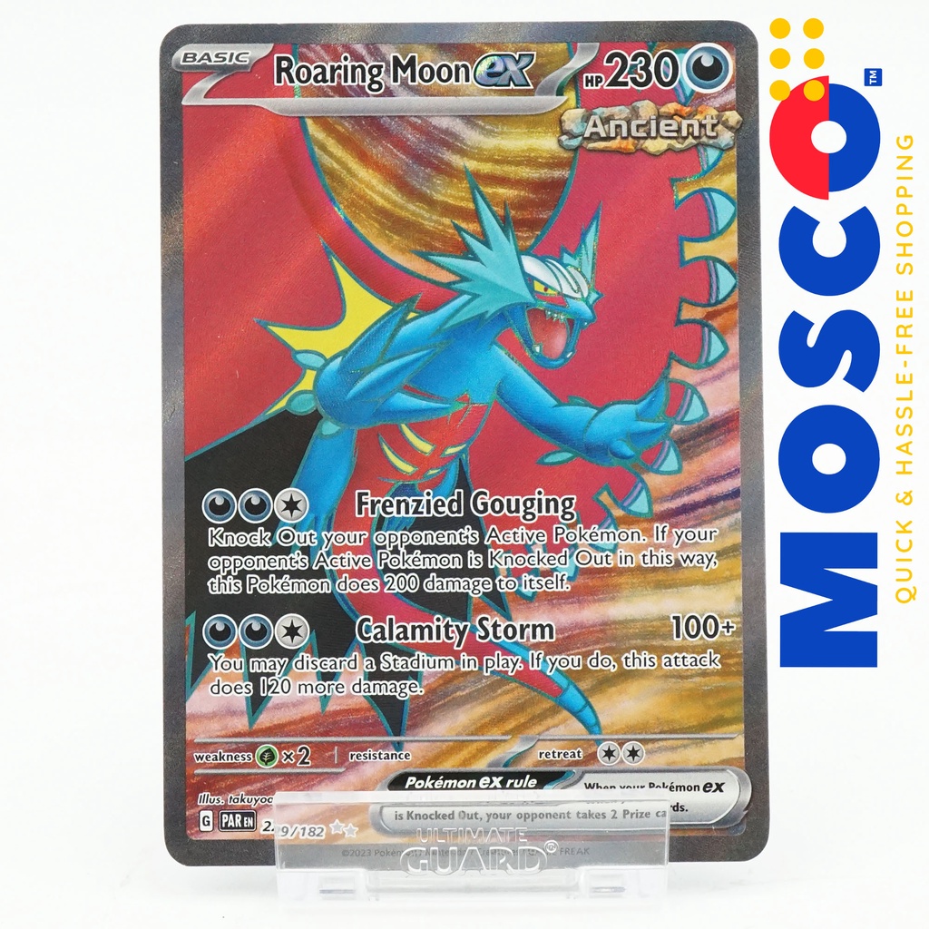 Roaring Moon ex - 229/182 - Full Art Secret Rare Scarlet & Violet ...