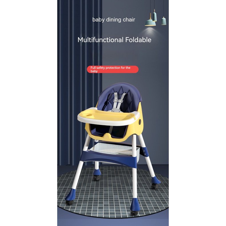 [GraceLife] New Style Foldable Baby Dining Chair, Baby Child Dining ...