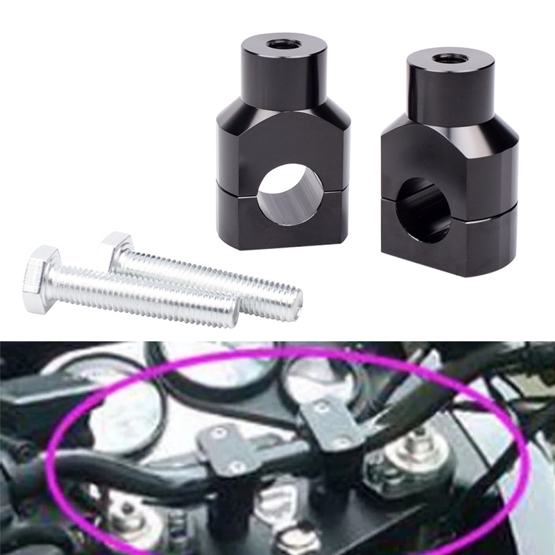 25MM Motorcycle Riser Handle Clamp for Harley Chopper Virago Jaguh ...