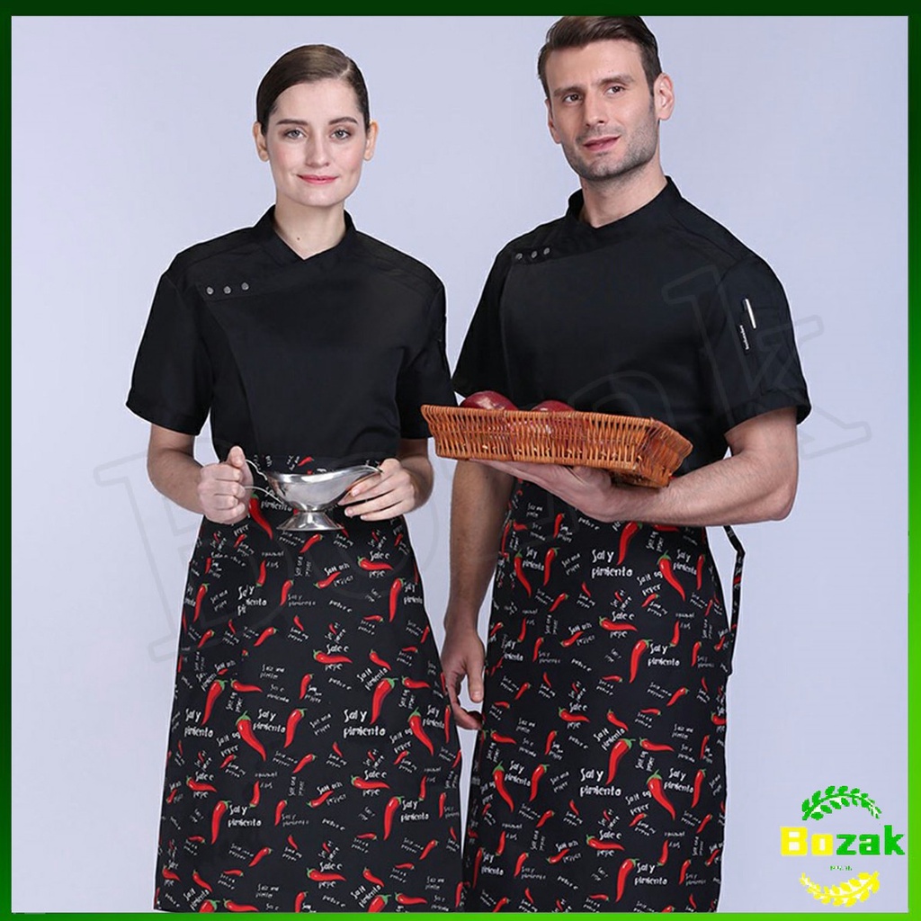 Bozak Chef Apron Half Apron Waiters Uniform For Working In Hotel Cafe ...