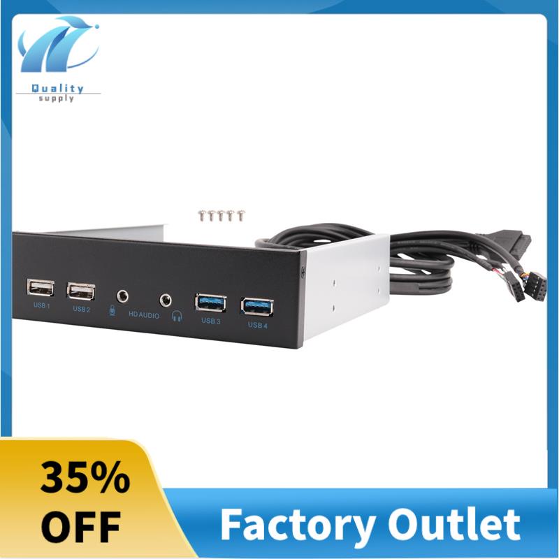 Superb 5.25 Inch Desktop Pc Case Internal Front Panel Usb Hub 2 Ports ...