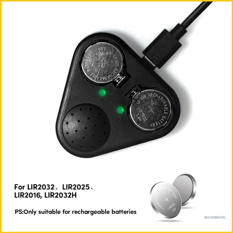 MOOMMY LIR2016 LIR2025 LIR2032 LIR2032H Rechargeable Button Cell Coin ...