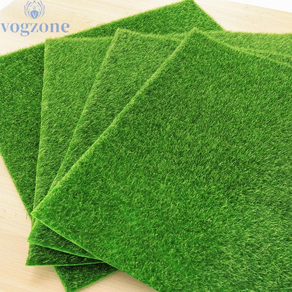 Fake Green Grass Mat DIY Artificial Moss Lawn Synthetic Carpet for ...