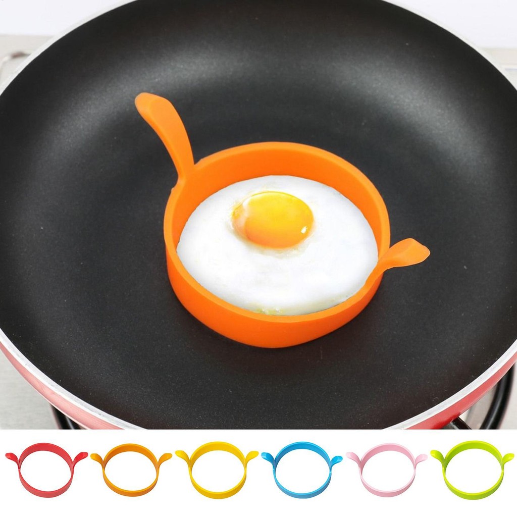 Silicone Omelette Ring Food Grade Round Omelette Mold Double-Eared ...