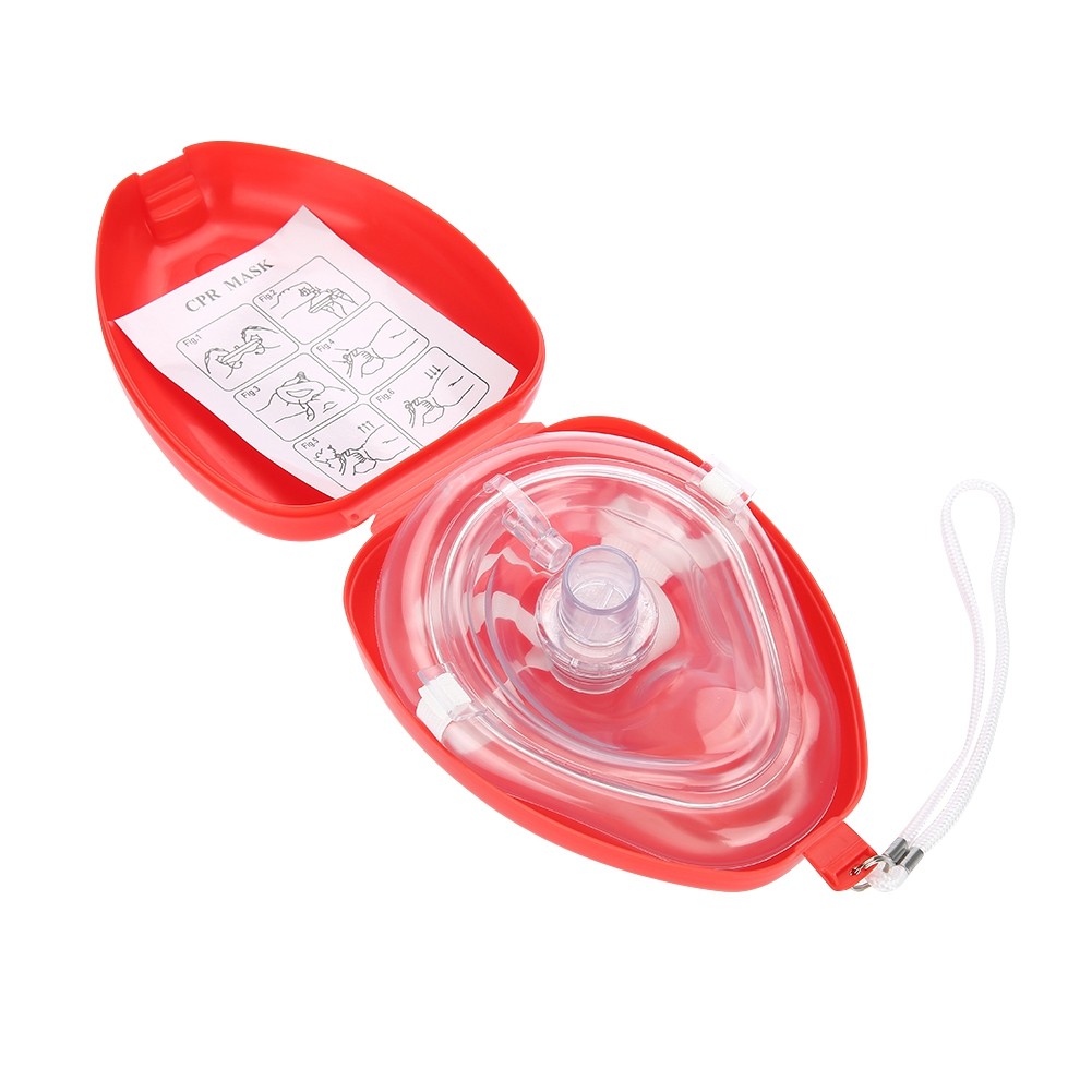 CPR Mask with One way Valve CPR Face Protect for First Aid Training ...