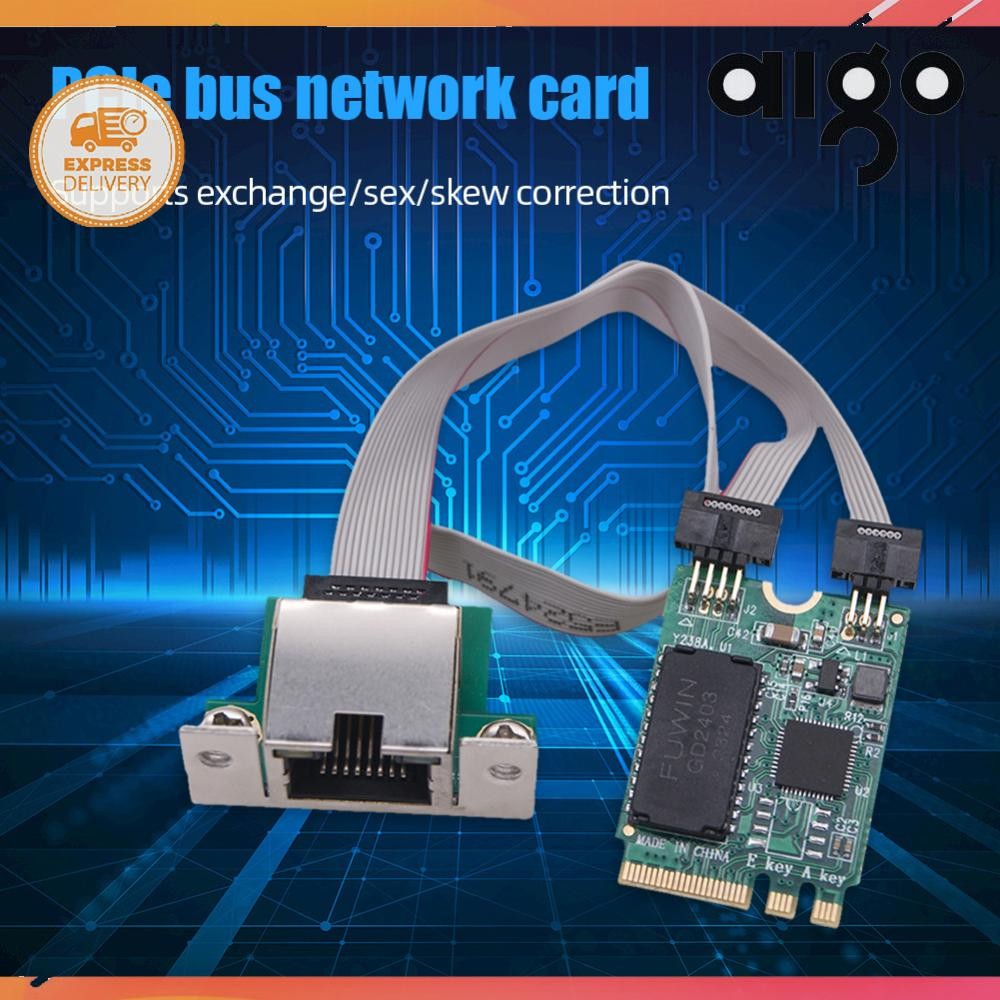M.2 Gigabit Ethernet Network Card Mini PCIE M2 RJ45 Lan Adapter ...