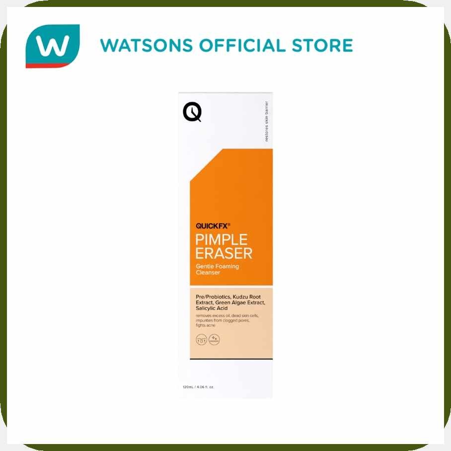QUICKFX Pimple^gJ/Eraser$Ta/Gentle$kr/Foaming$kS/Cleanser$Fg/120ml ...