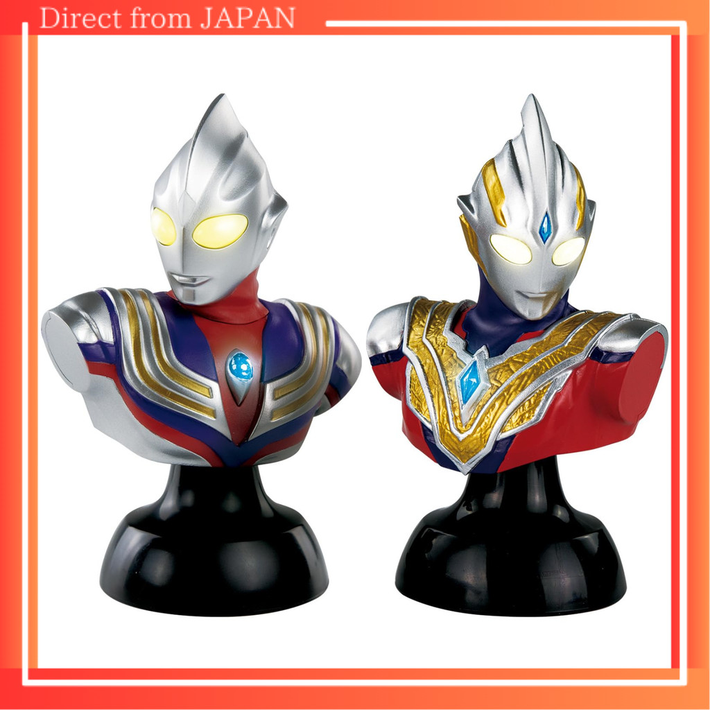 Galaxy Ultra Lighting Series Ultraman Tiga & Ultraman Trigger | Shopee ...