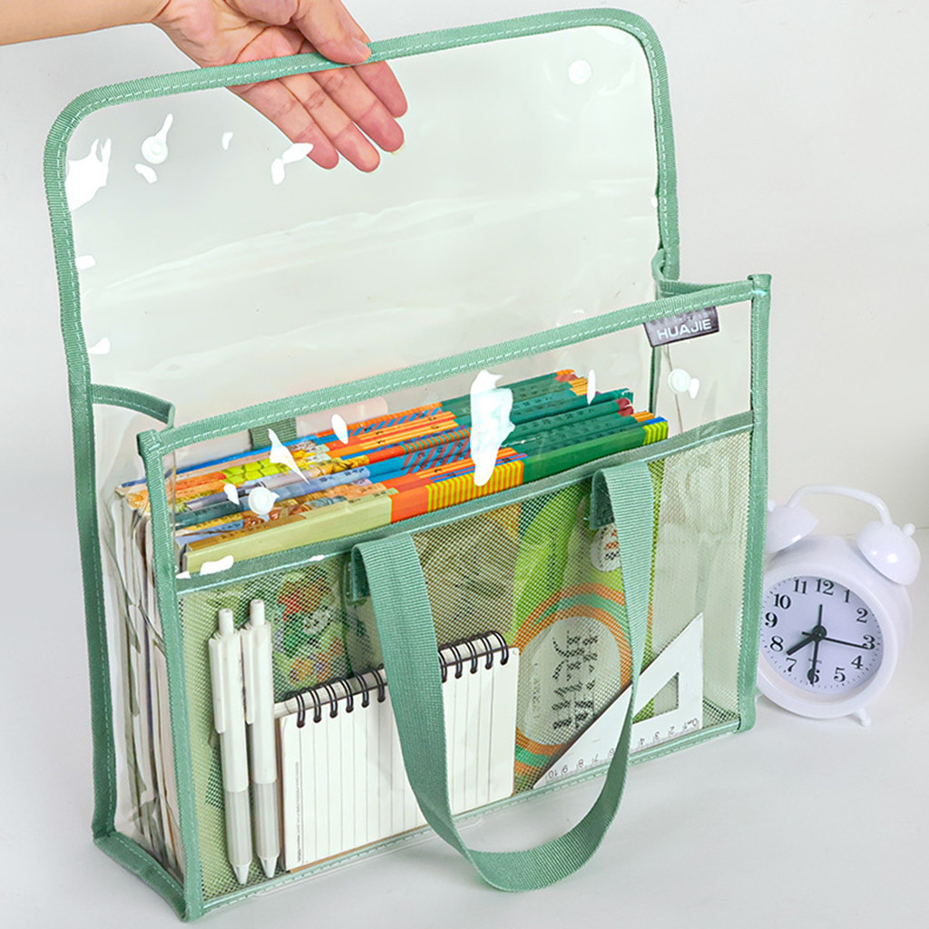 Capacity Portable Transparent Handy Folder Expandable File Storage ...