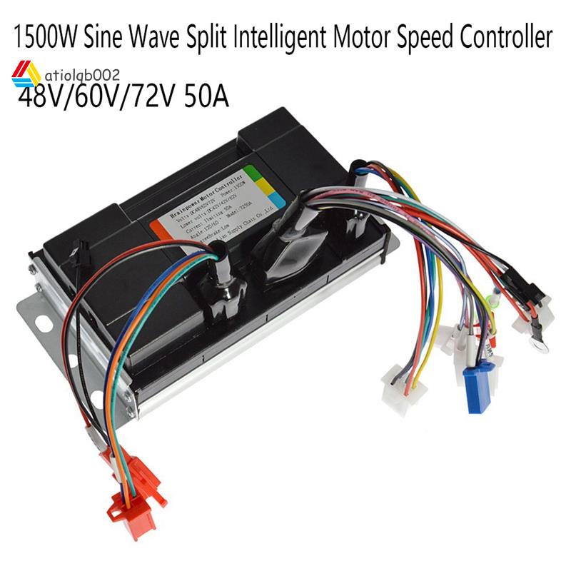 1Set Electric Bike Controller Sine Wave Split Intelligent Motor Speed ...