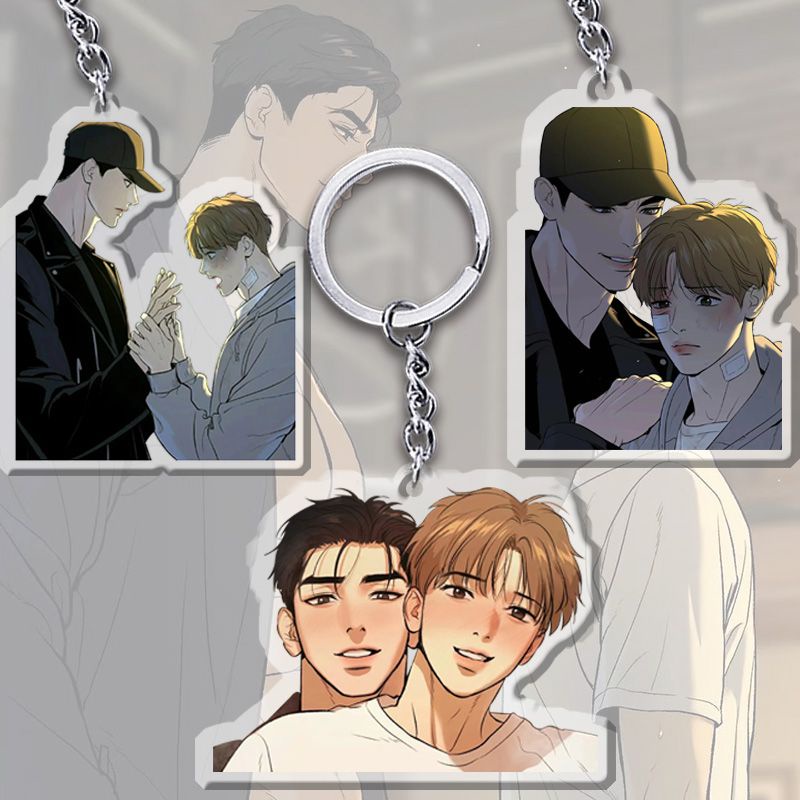 Jinx BL Anime Keychain Women Joo Jaekyung Kim Dan Korean Manwha Acrylic ...