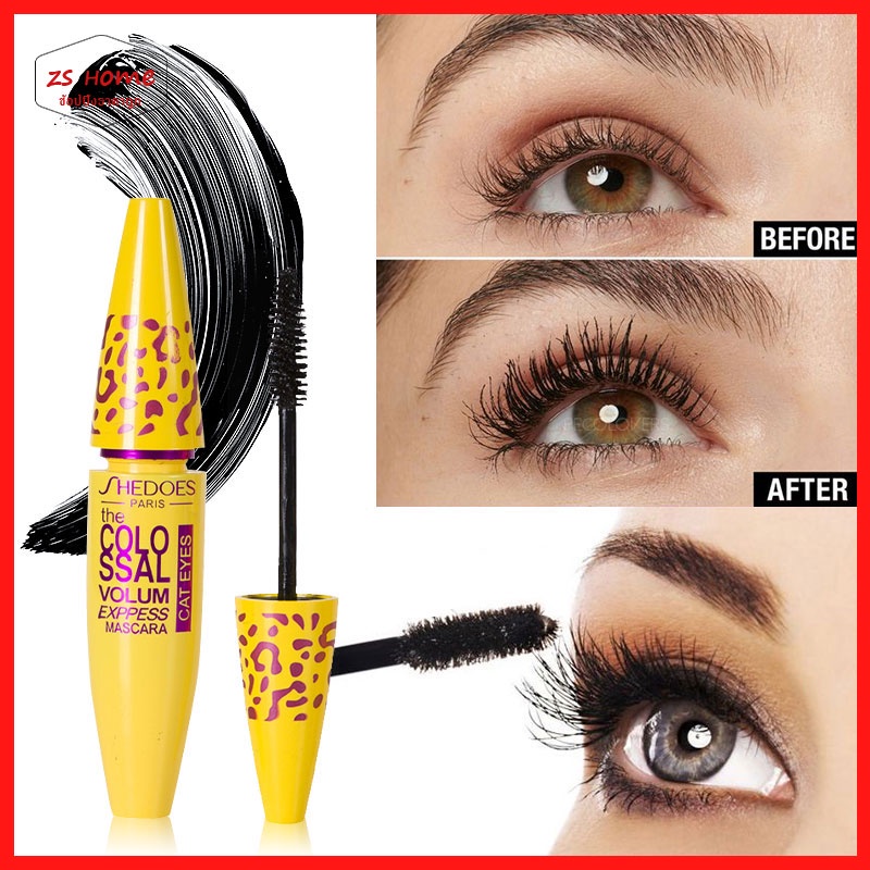 Thick Color Mascara Black Waterproof Sweat-Proof Lasting Long-Lasting ...