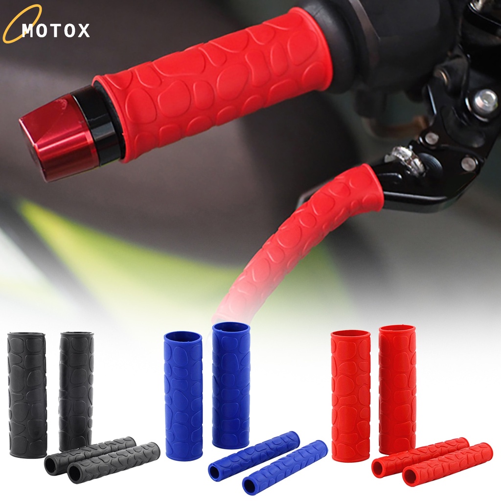 MOTOX 4PCS MOTORCYCLE LEVER GRIP RUBBER COVER | Shopee Philippines