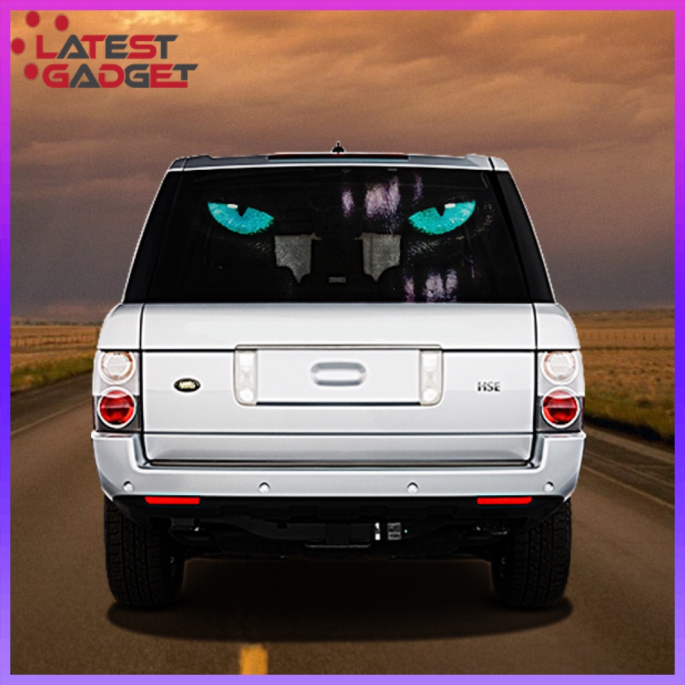LatestGadget High Beam Cats Eye Car Tint Rear Window Sticker DT16 ...